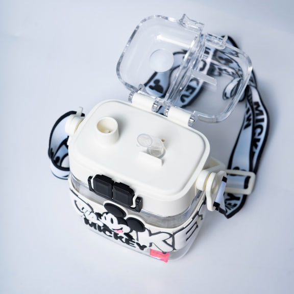 Dual Water Bottle with handle Mickey 500ml – Smarts Pick